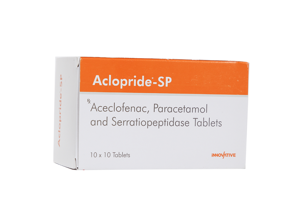Aclopride-SP Tablets | Aceclofenac | Analgesic | Suppliers in India