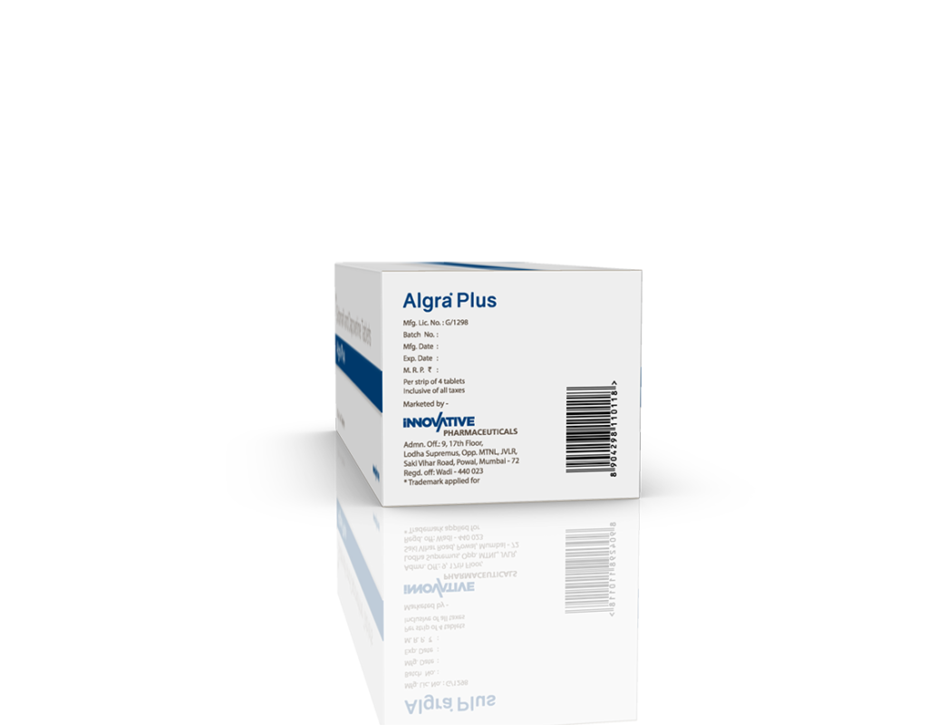 Algra Plus Tablets Suppliers in India - Innovative Pharma