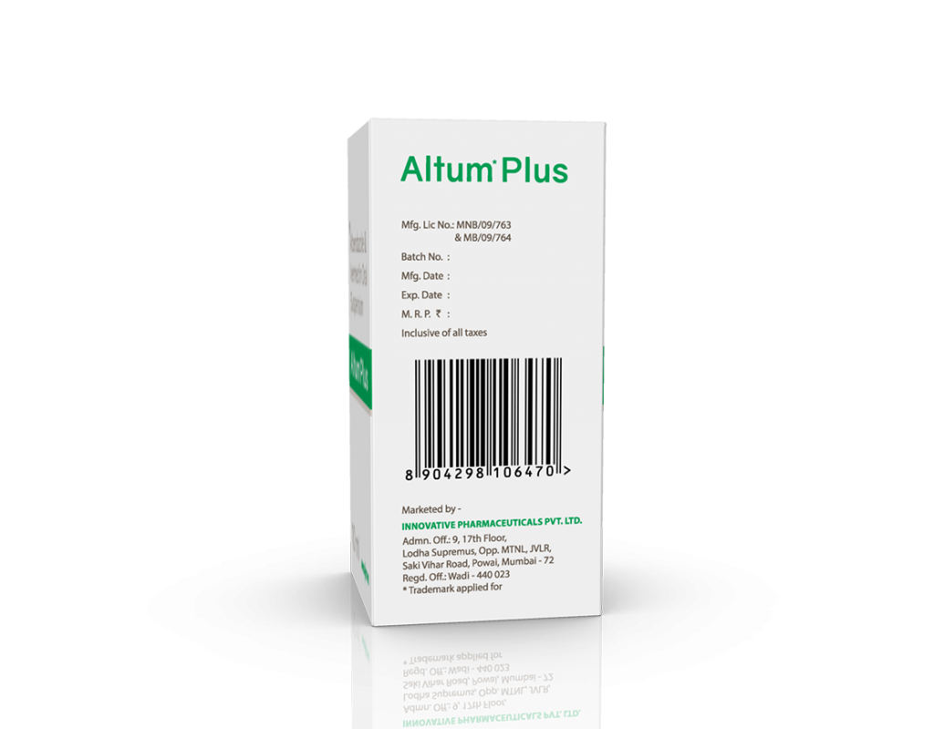 Altum Plus Suspension Supplier in India - Innovative Pharma