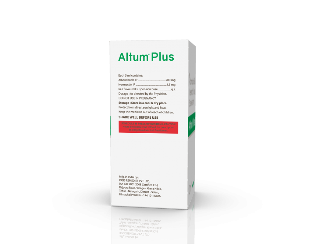 Altum Plus Suspension Supplier in India - Innovative Pharma