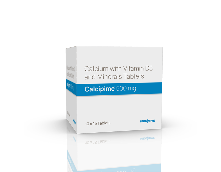 Calcipime 500 mg Tablets Suppliers in India - Innovative Pharma