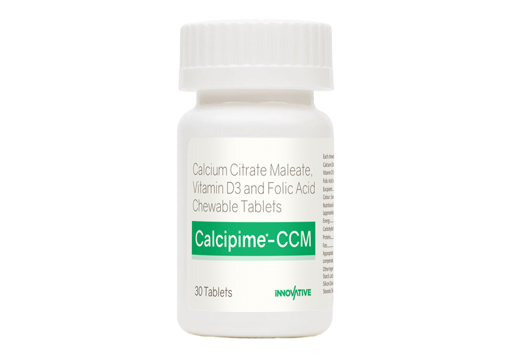 Calcipime-CCM Chewable Tablets Suppliers in India - Innovative Pharma