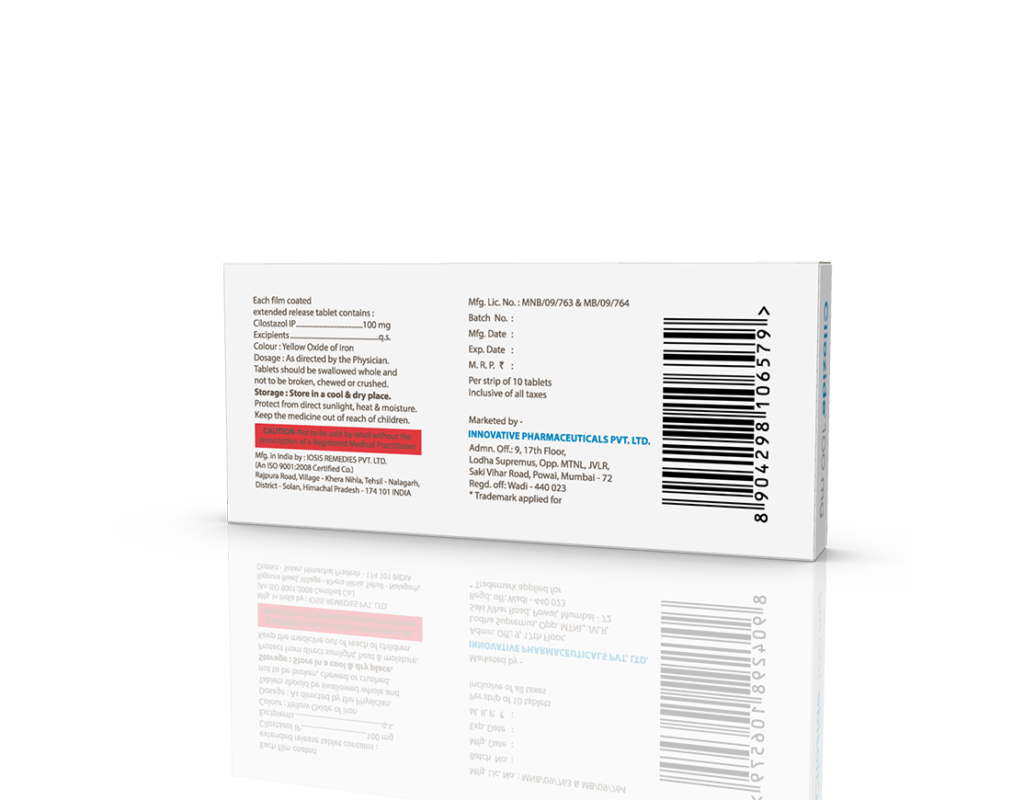 Cilozide 100 mg Tablets Supplier in India - Innovative Pharma