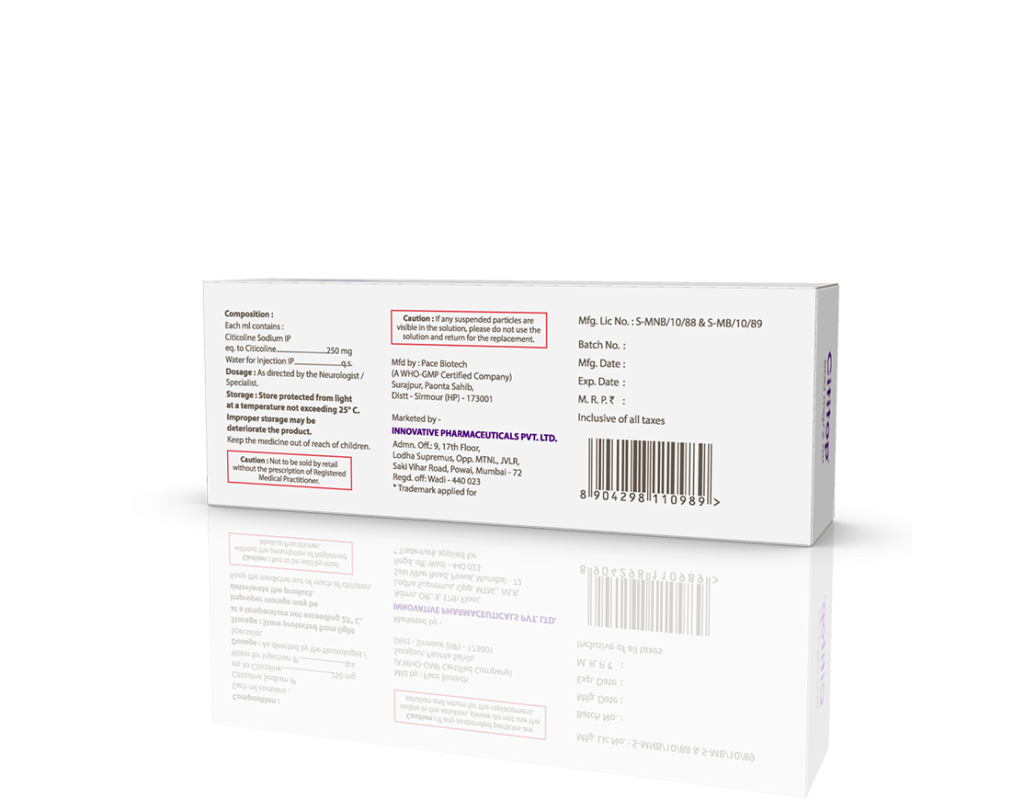 Cititop 500 mg Injection Suppliers in India - Innovative Pharma