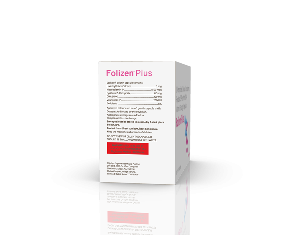 Folizen Plus Softgels Suppliers in India - Innovative Pharma