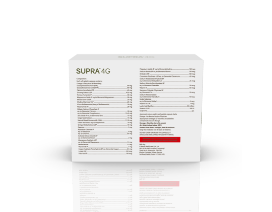 Supra-4G Softgels Suppliers in India - Innovative Pharma