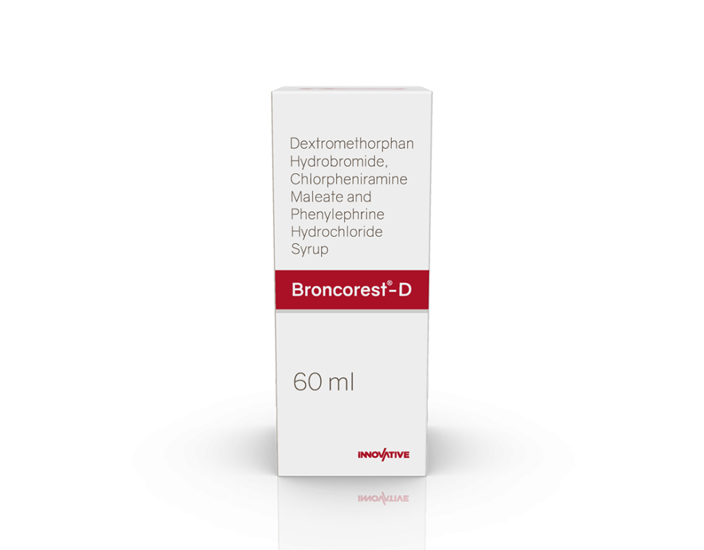 Broncorest-D Syrup 60 ml Supplier in India - Innovative Pharma