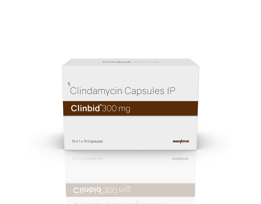 Clinbid 300 mg Capsules Suppliers in India - Innovative Pharma