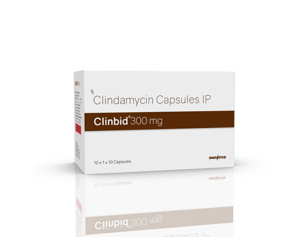 Clinbid 300 mg Capsules Suppliers in India - Innovative Pharma