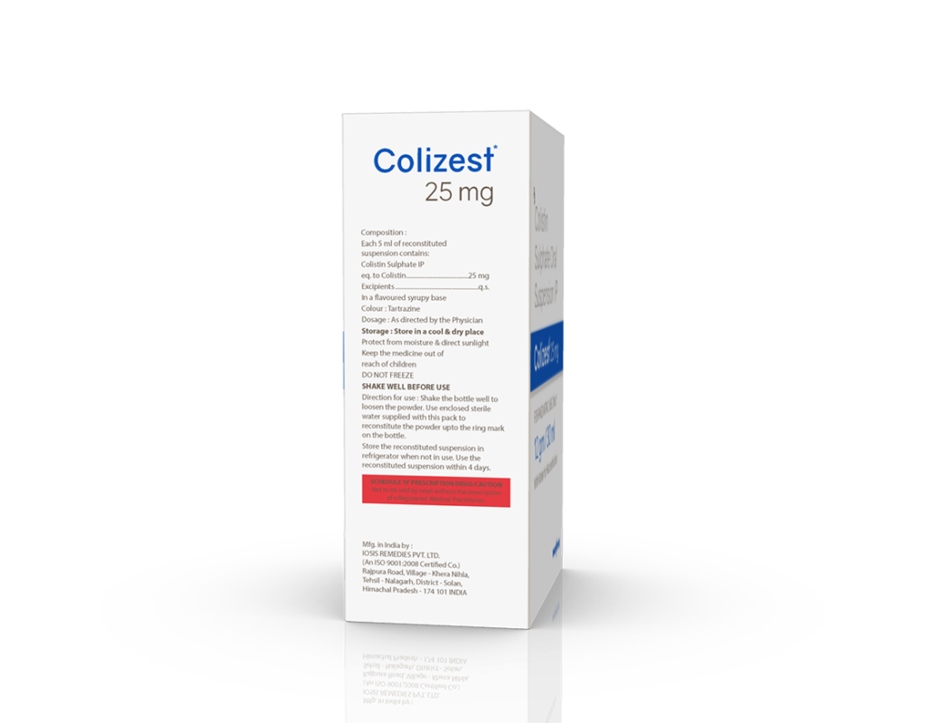 Colizest Suspension Suppliers in India - Innovative Pharma