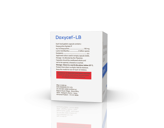 Doxycet-LB Capsules Suppliers in India - Innovative Pharma