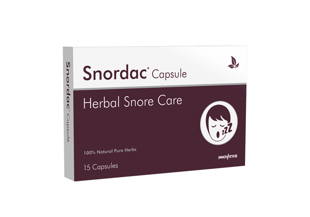 Snordac Capsules | Anti Snoring | Suppliers | Innovative Pharmaceuticals
