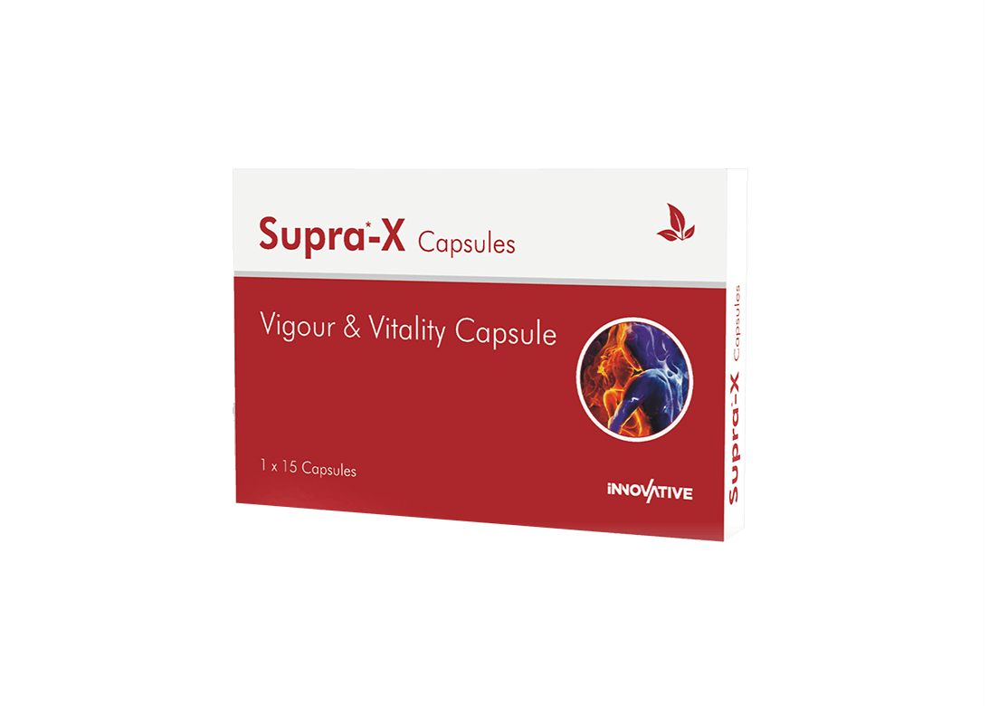 Supra-X Capsules | Vigour | Suppliers in India | Innovative Pharmaceuticals