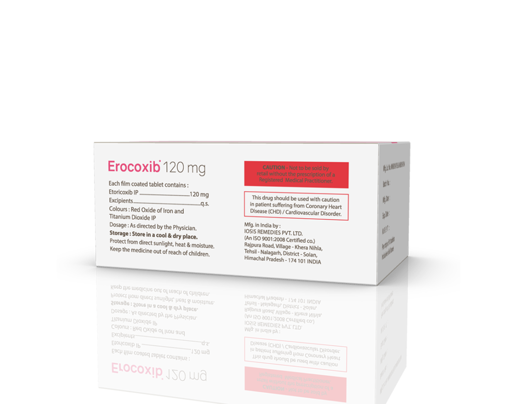 Erocoxib 120 mg Tablets Suppliers in India - Innovative Pharma