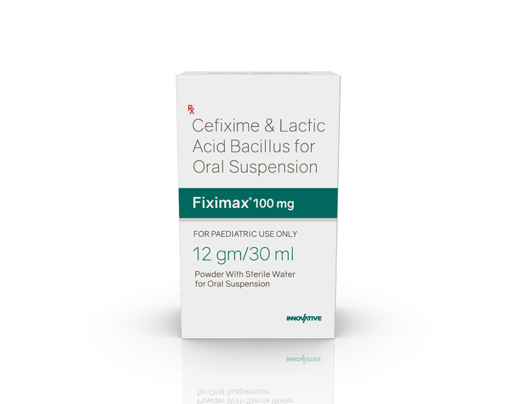 Fiximax 100 mg Dry Syrup Suppliers in India - Innovative Pharma