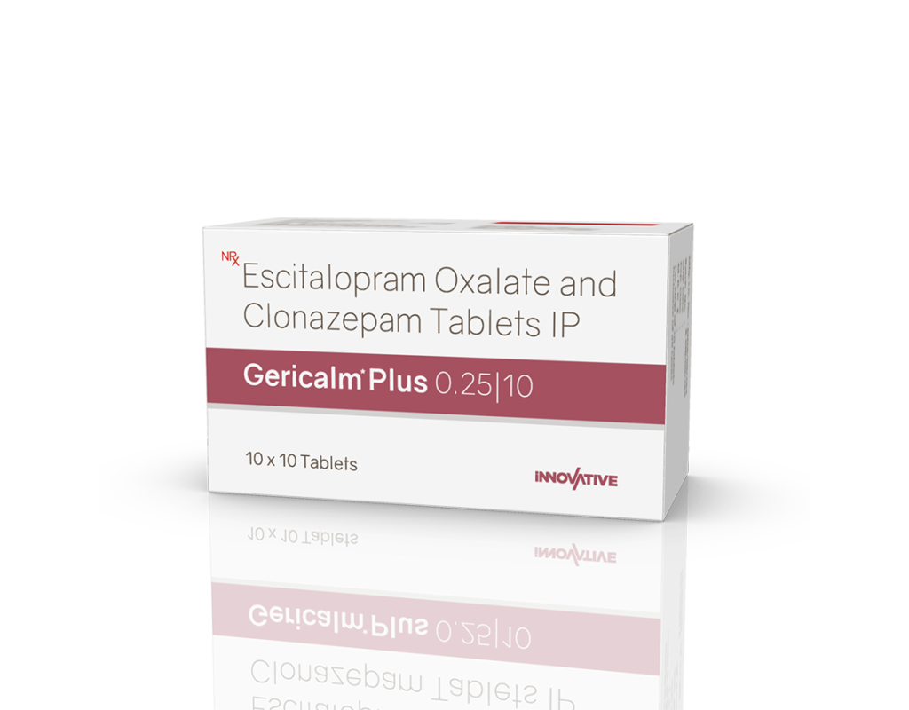 Gericalm Plus 0.25 10 Tablets Suppliers in India - Innovative Pharma