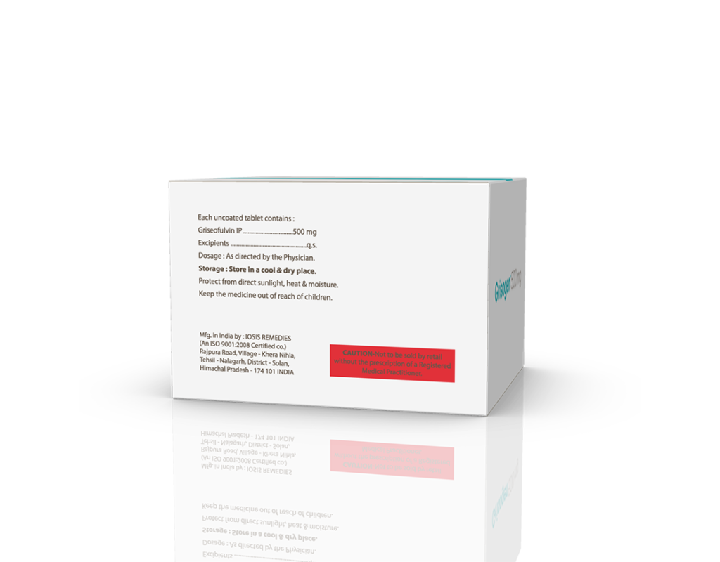 Grisogen 500 mg Tablets Supplier in India - Innovative Pharma