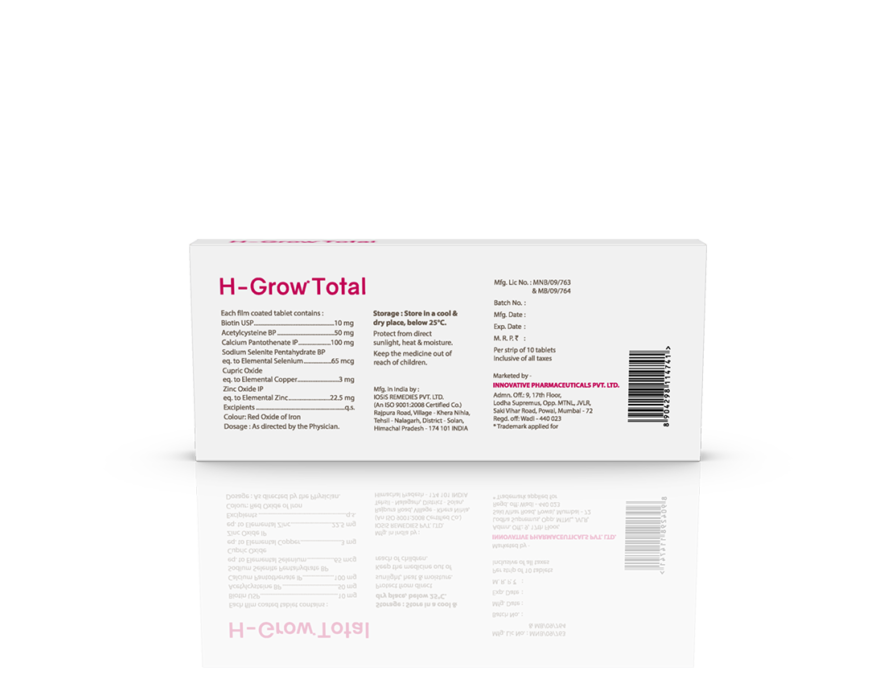 H-Grow Total Tablets Suppliers in India - Innovative Pharma