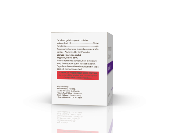 Indozide 25 mg Capsules Suppliers in India - Innovative Pharma