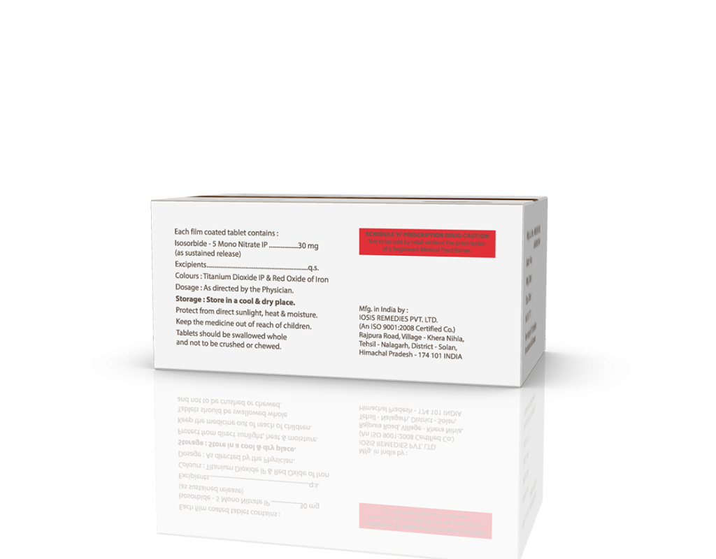 Ismolong-SR 30 mg Tablets Suppliers in India - Innovative Pharma