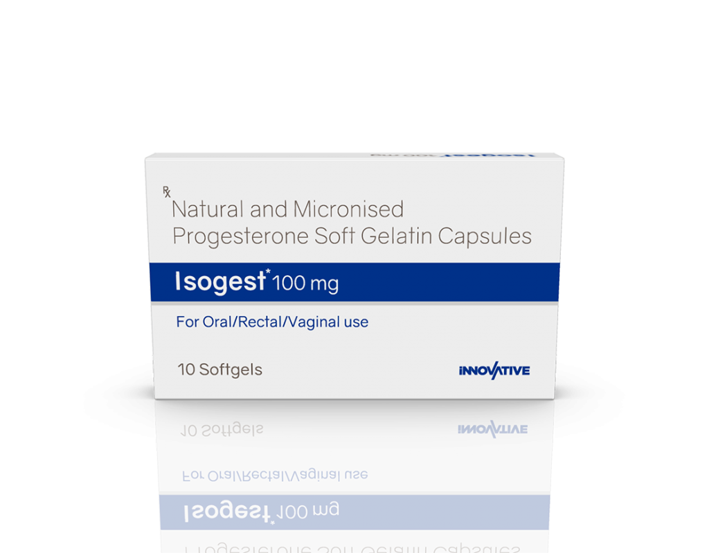 Isogest 100 Softgels Suppliers in India - Innovative Pharma