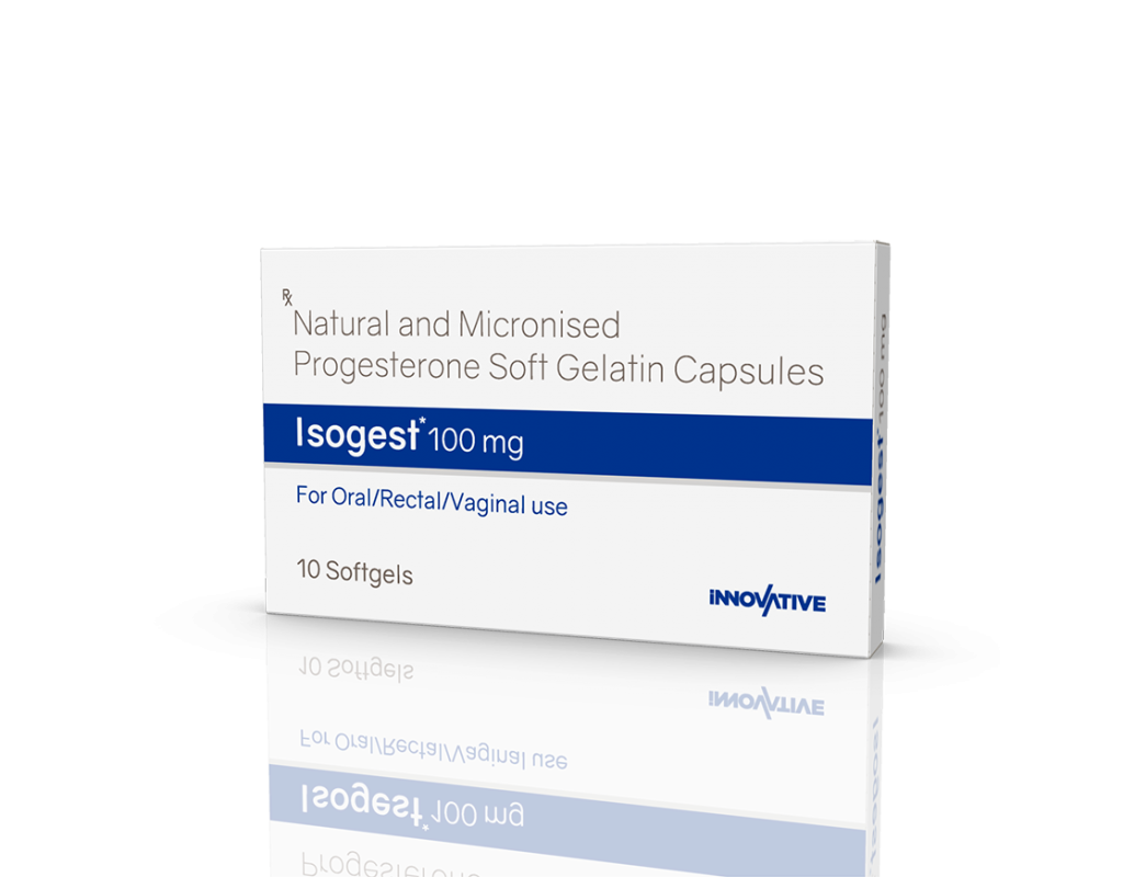 Isogest 100 Softgels Suppliers in India - Innovative Pharma