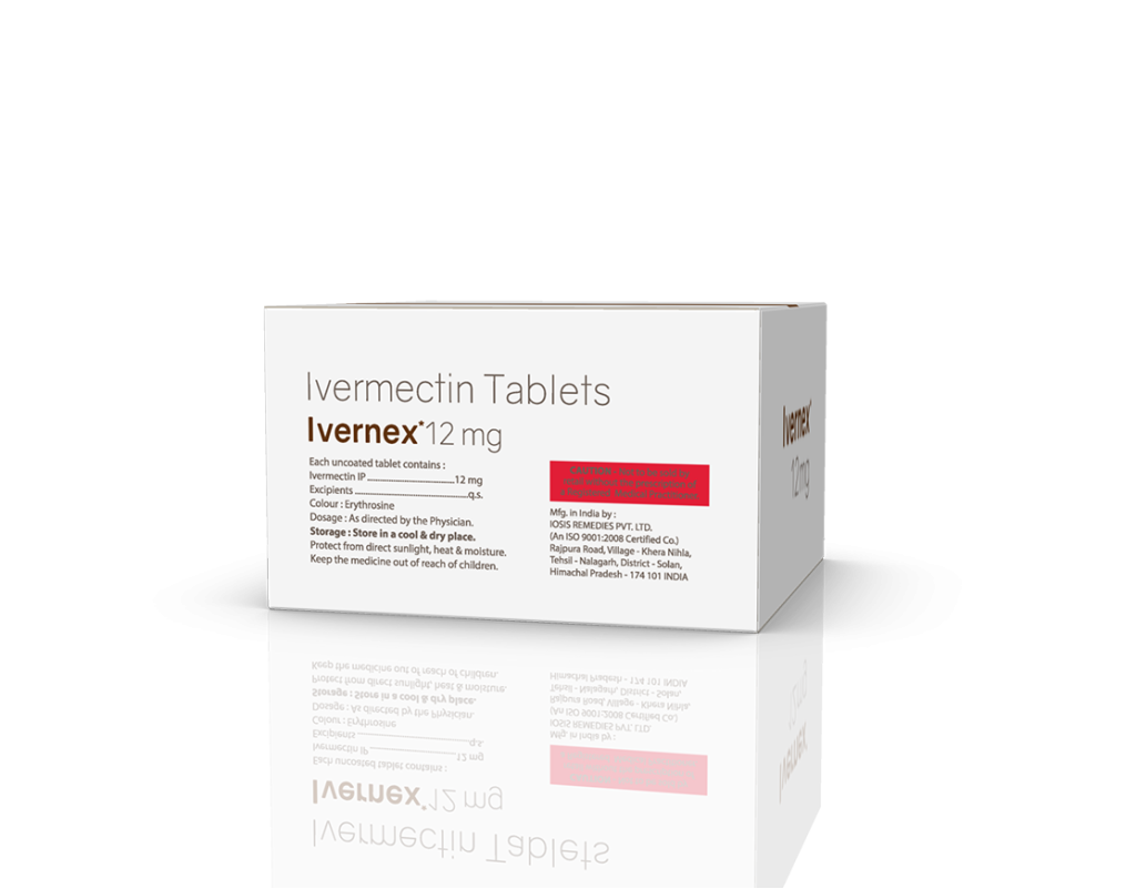Ivernex 12 mg Tablet Supplier in India - Innovative Pharma