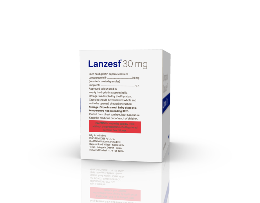 Lanzest 30 mg Capsules Supplier in India - Innovative Pharma