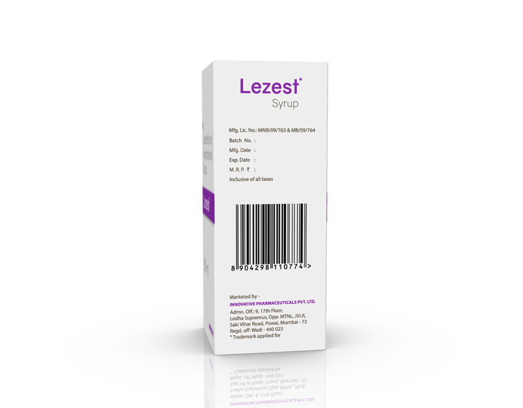 Lezest Syrup Suppliers in India - Innovative Pharma