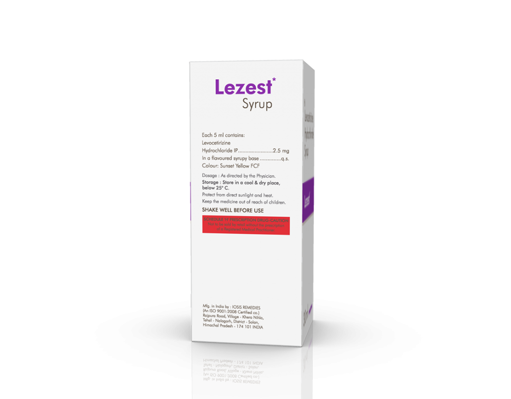 Lezest Syrup Suppliers in India - Innovative Pharma