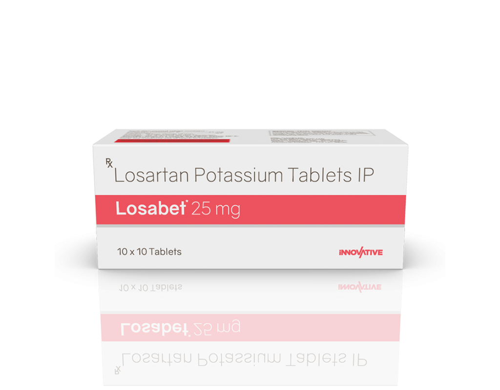 Losabet 25 mg Tablets Supplier in India - Innovative Pharma