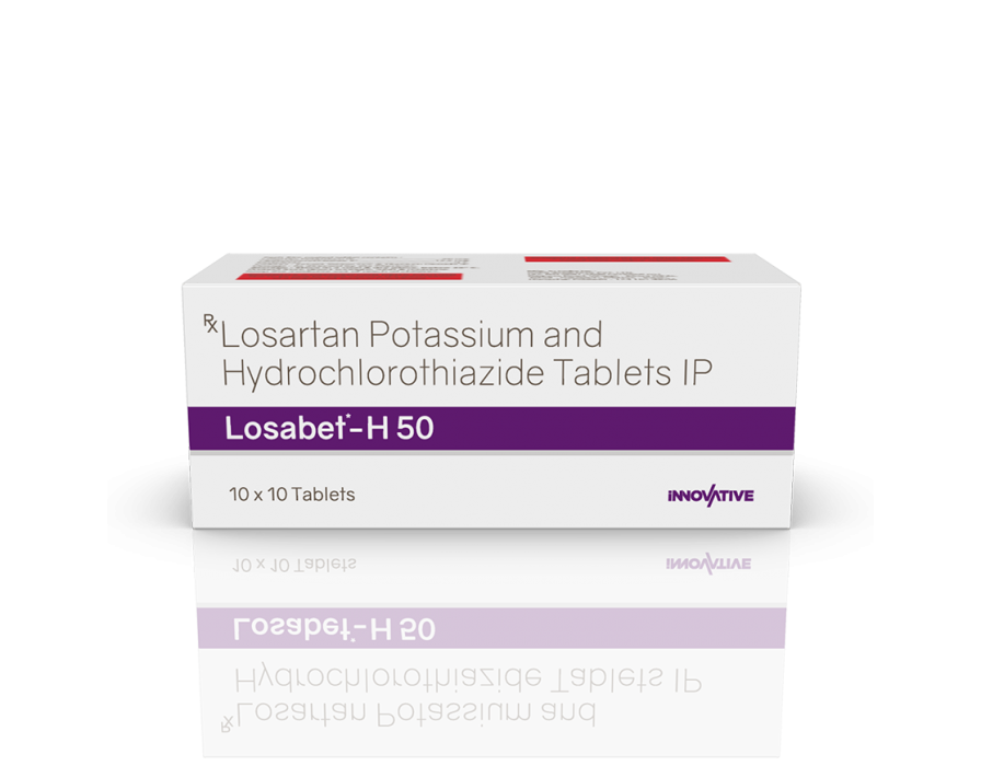 Losabet-H 50 mg Tablets Suppliers in India - Innovative Pharma