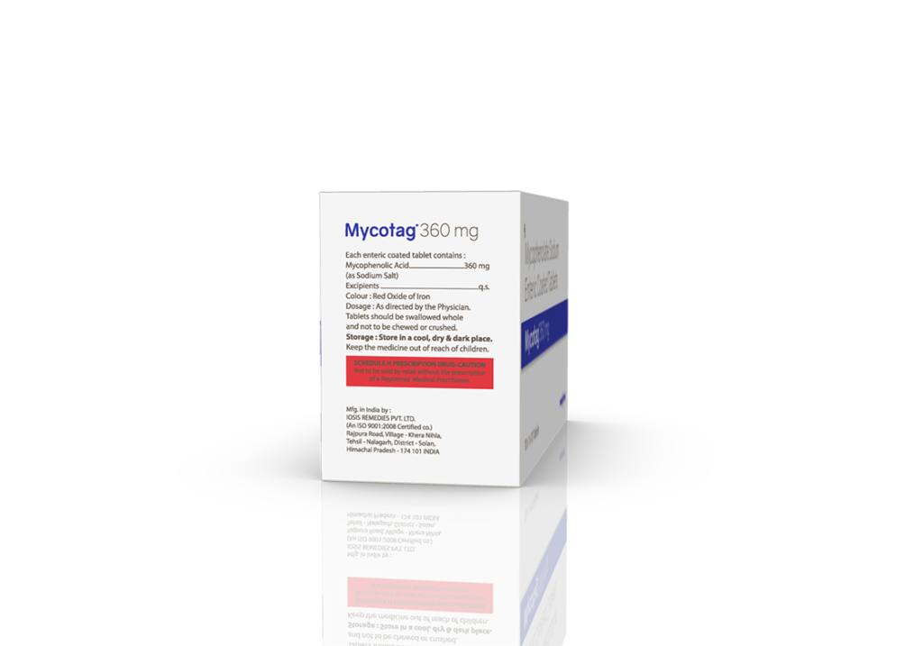 Mycotag 360 mg Tablets Suppliers in India - Innovative Pharma