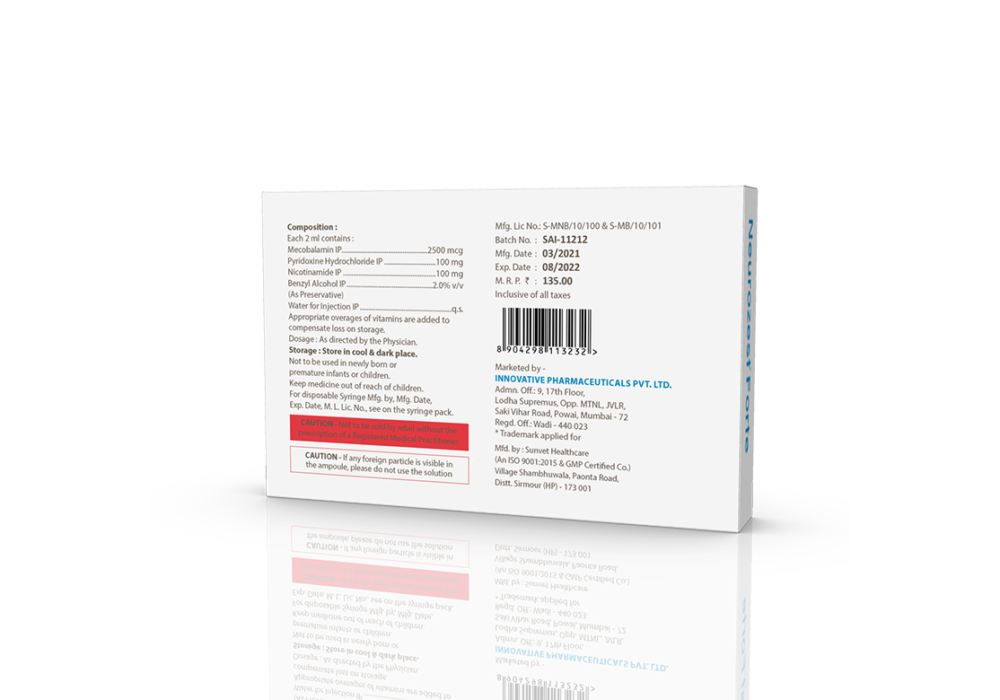 Neurozest Forte Injection Suppliers in India - Innovative Pharma