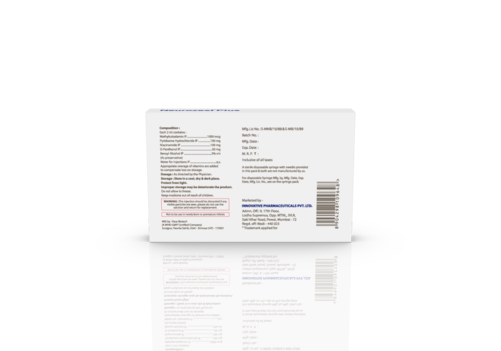 Neurozest Plus Injection Suppliers in India - Innovative Pharma