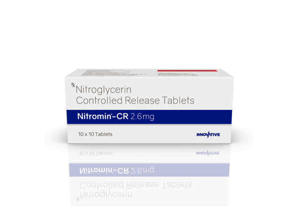Nitromin-CR 2.6 mg Tablets Suppliers in India - Innovative Pharma