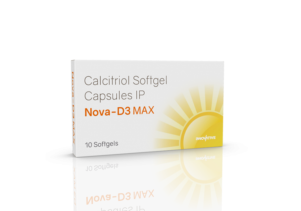 Nova-D3 Max Softgels Suppliers in India - Innovative Pharma
