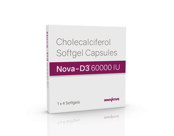Nova-D3 Softgels Suppliers in India - Innovative Pharma
