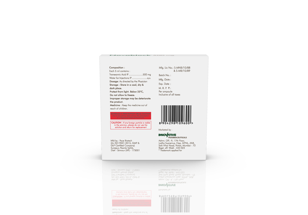 Novablock 500 mg Injection Suppliers in India - Innovative Pharma