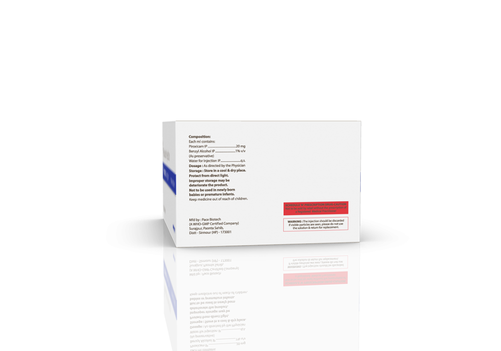 Pironex 40 mg Injection Suppliers in India - Innovative Pharma