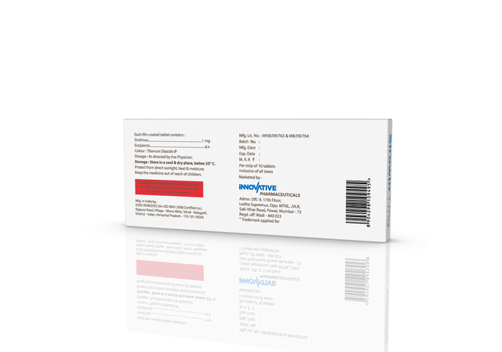 Sirowin Tablets | Sirolimus | Suppliers in India | Innovative ...