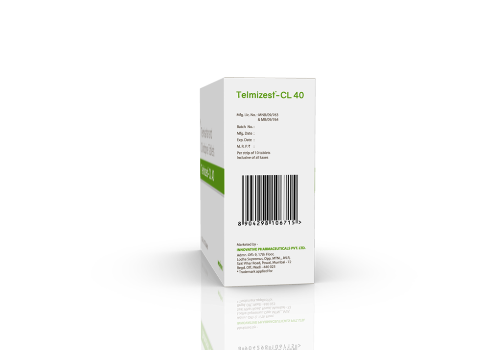 Telmizest-CL 40 Tablets Supplier in India | Innovative Pharma