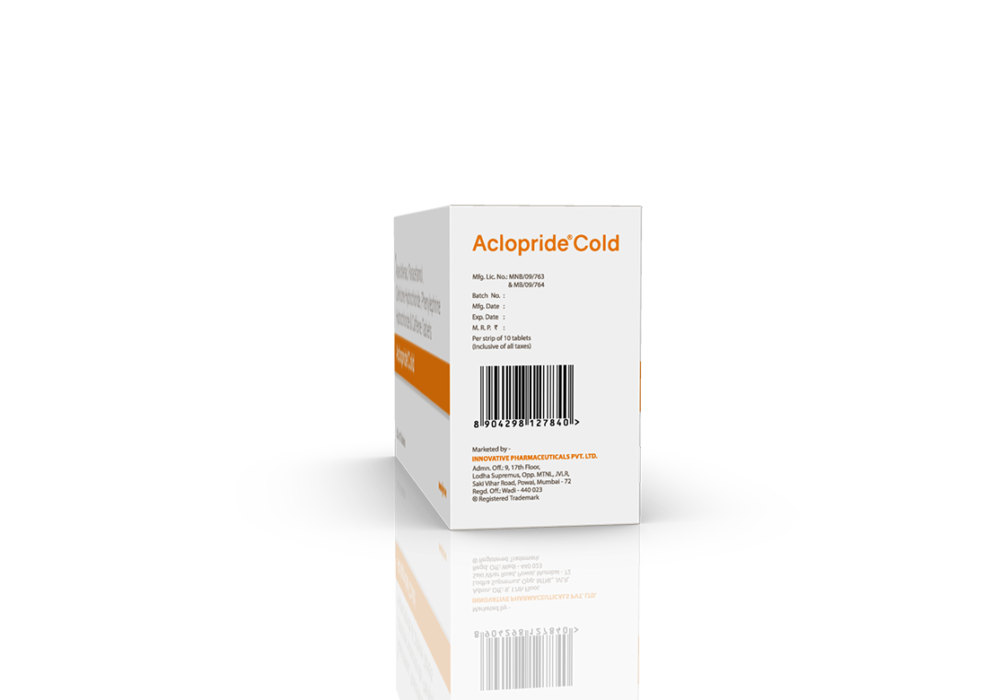 Aclopride Cold Tablets Supplier in India - Innovative Pharma
