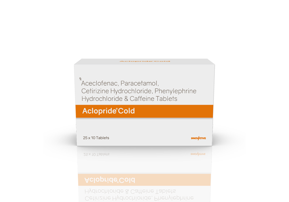 Aclopride Cold Tablets Supplier in India - Innovative Pharma