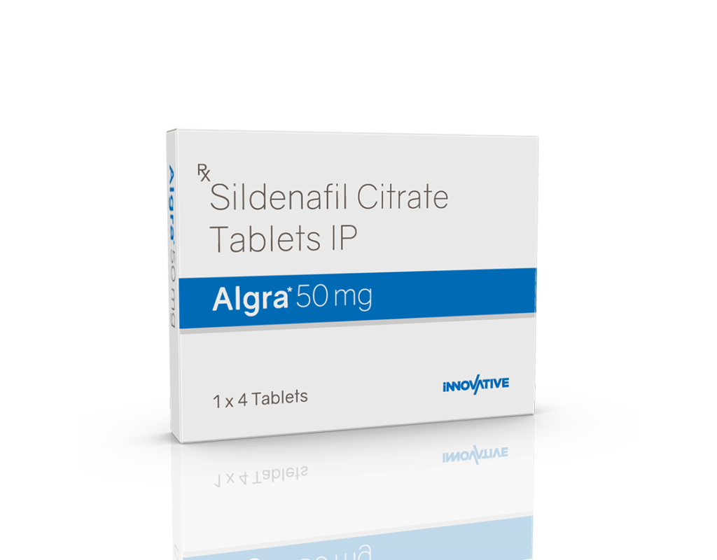 Algra 50 mg Tablets Supplier in India - Innovative Pharma