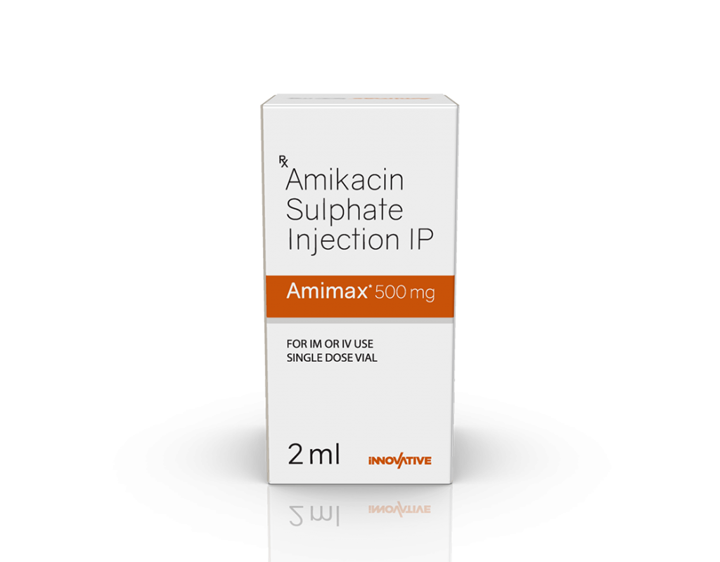 Amimax 500 mg Injection Suppliers in India - Innovative Pharma