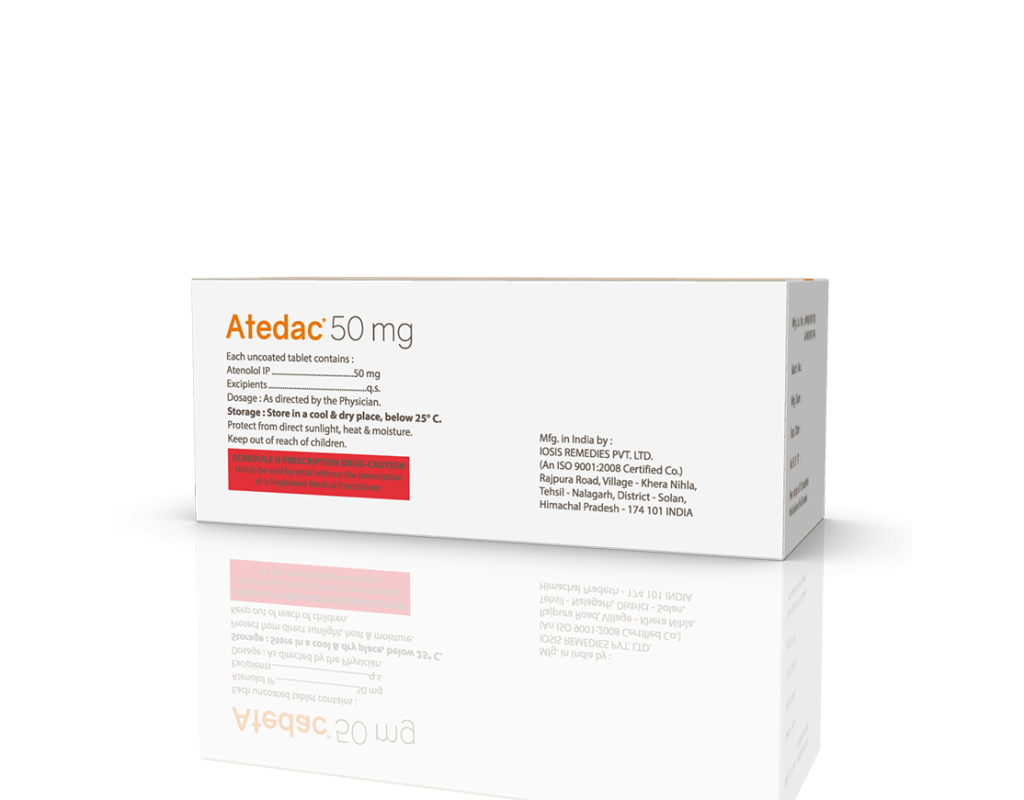 Atedac 50 mg Tablets Supplier in India - Innovative Pharma
