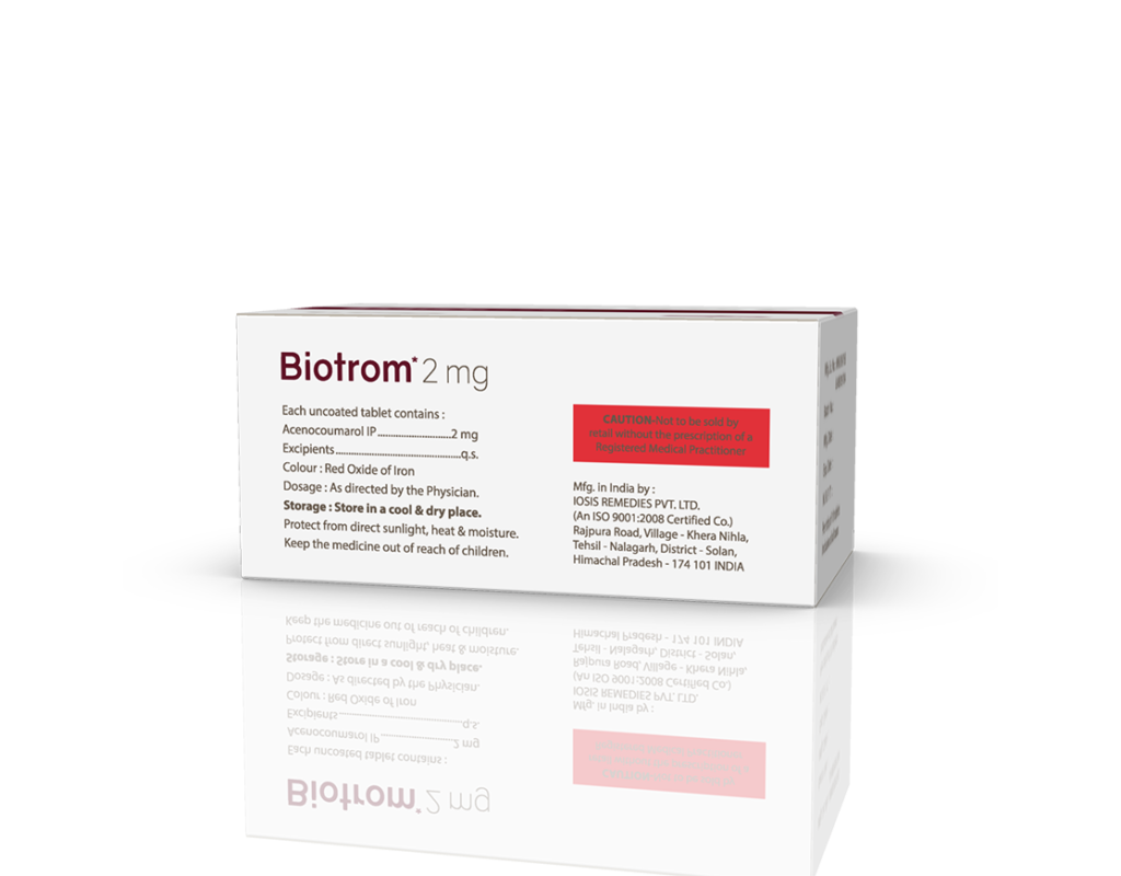Biotrom 2 mg Tablets Supplier in India - Innovative Pharma