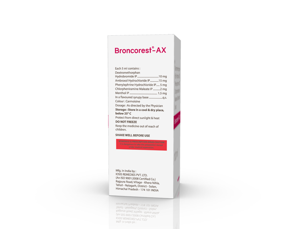 Broncorest-AX Syrup Supplier in India - Innovative Pharma