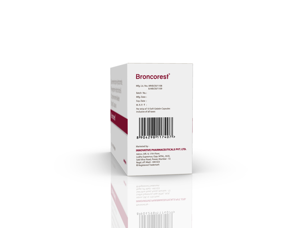 Broncorest Softgels Supplier in India - Innovative Pharma